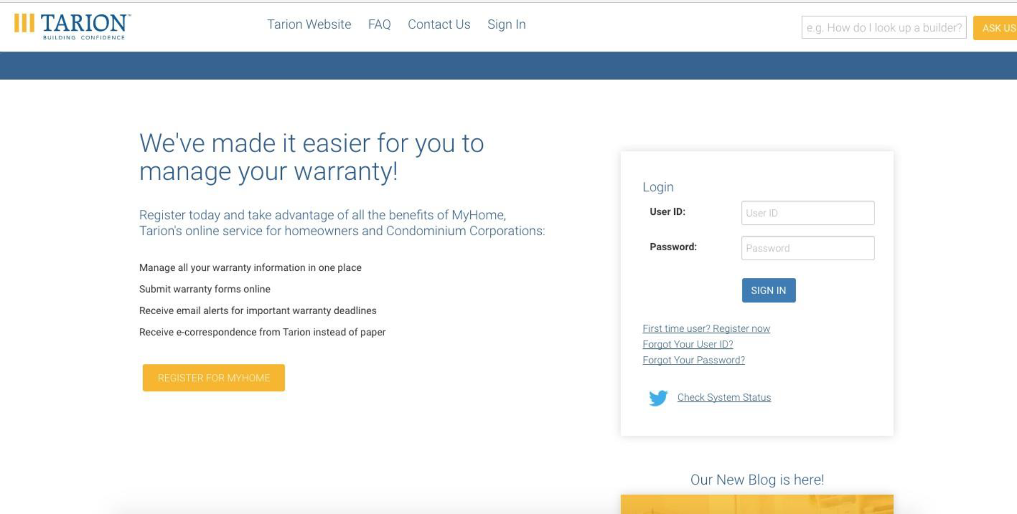 New Homeowner Package - Foxwood Homes